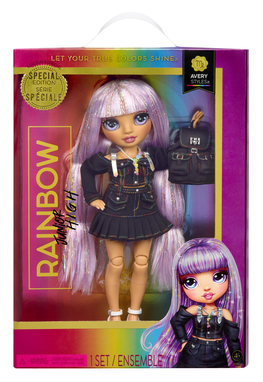 Toy Rainbow High Junior High Special Edition Doll- Avery Styles ...