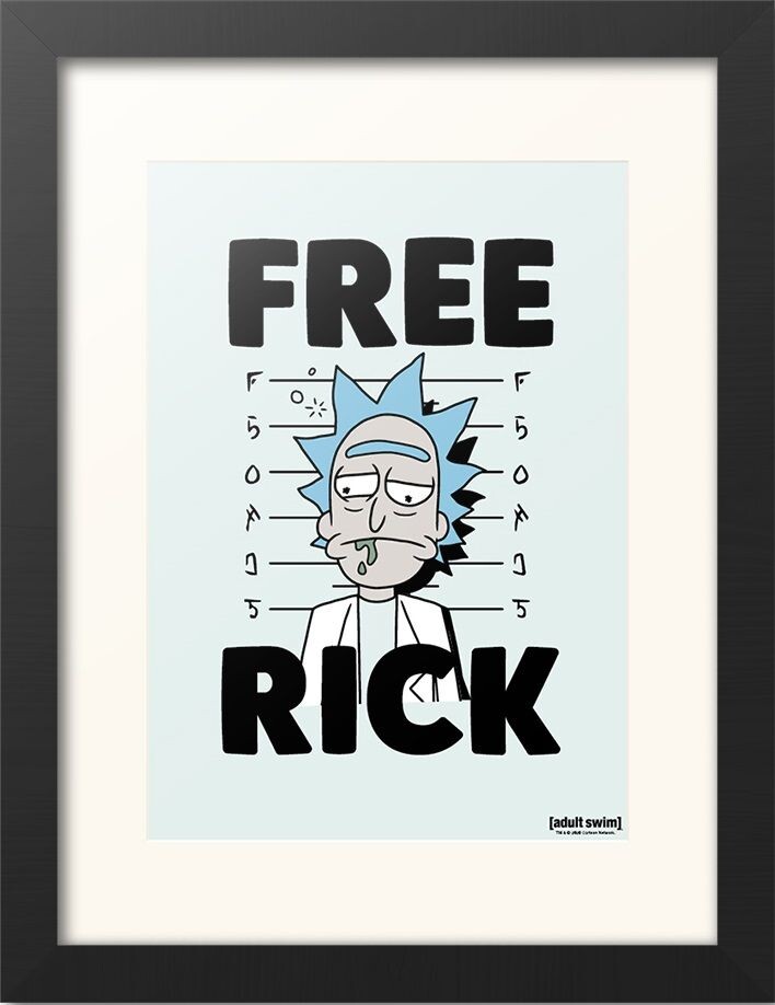 Rick and Morty - Free Rick Framed poster | Buy at UKposters