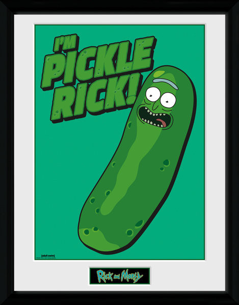 Poster con cornice Rick and Morty - Pickle Rick | Poster, quadri ...