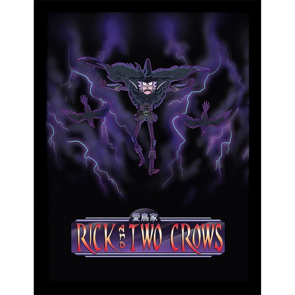 Rick and Morty - Two Crows Framed poster | Buy at UKposters