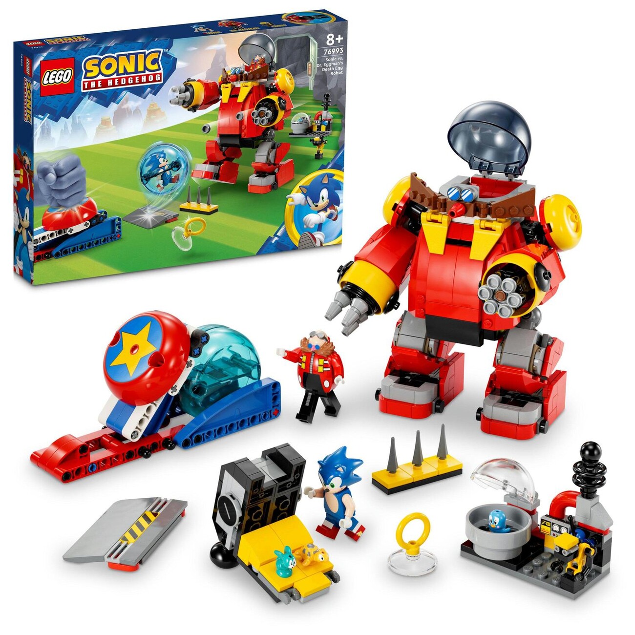 LEGO Sonic - Sonic vs. Dr. Eggman's Death Egg Robot 76993 | Pósters ...