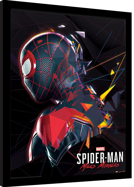Poster encadré Spider-Man Miles Morales - System Shock | Posters ...