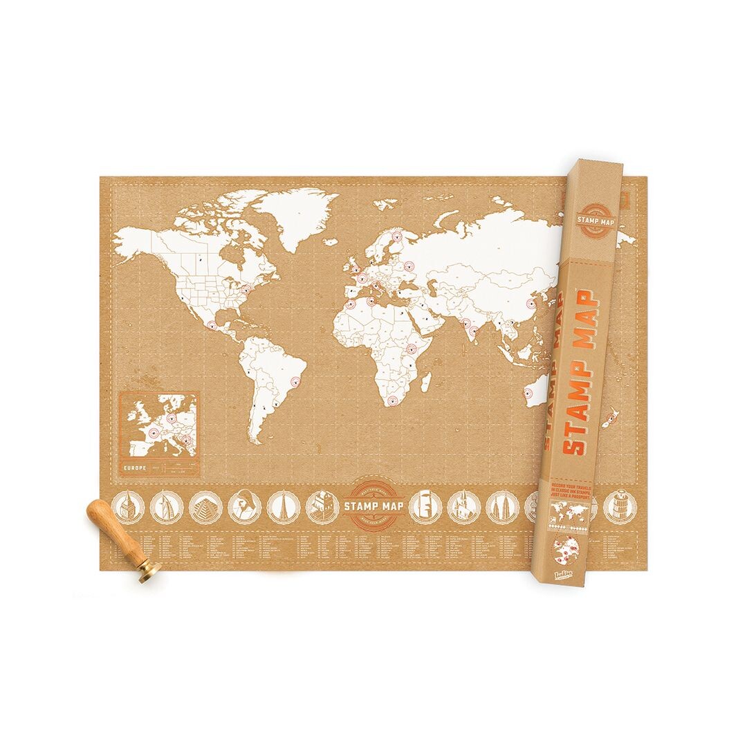 Stamp Map | Buy at UKposters