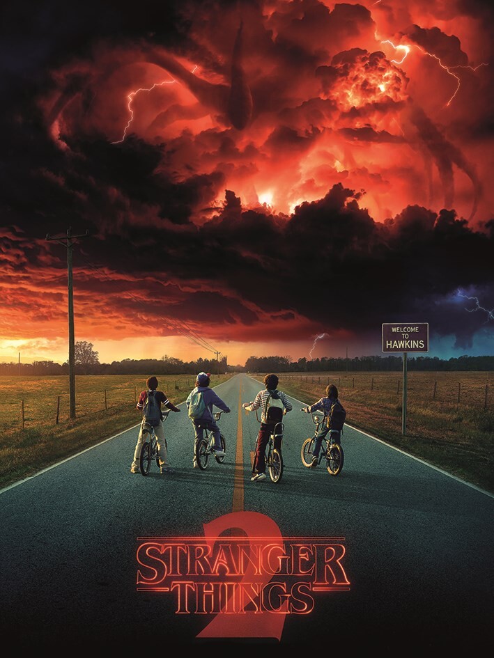 Quadro su tela Stranger Things - Mind Flayer | Decorazioni murali ...