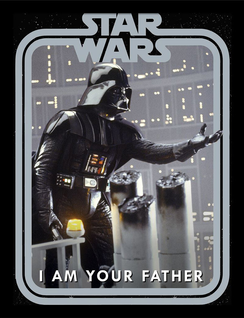 Star Wars - Darth Vader Father Border Framed poster | Buy at UKposters