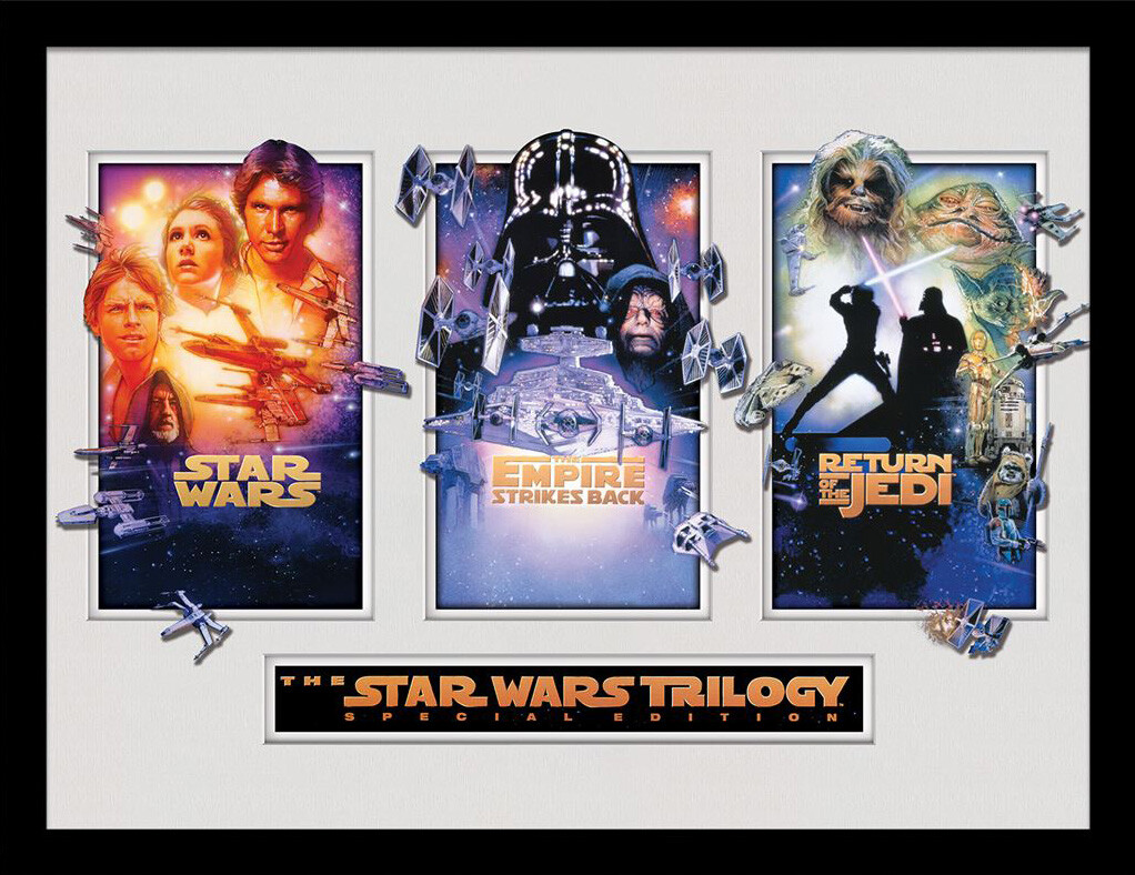 Star Wars - Trilogy Framed poster | Buy at UKposters