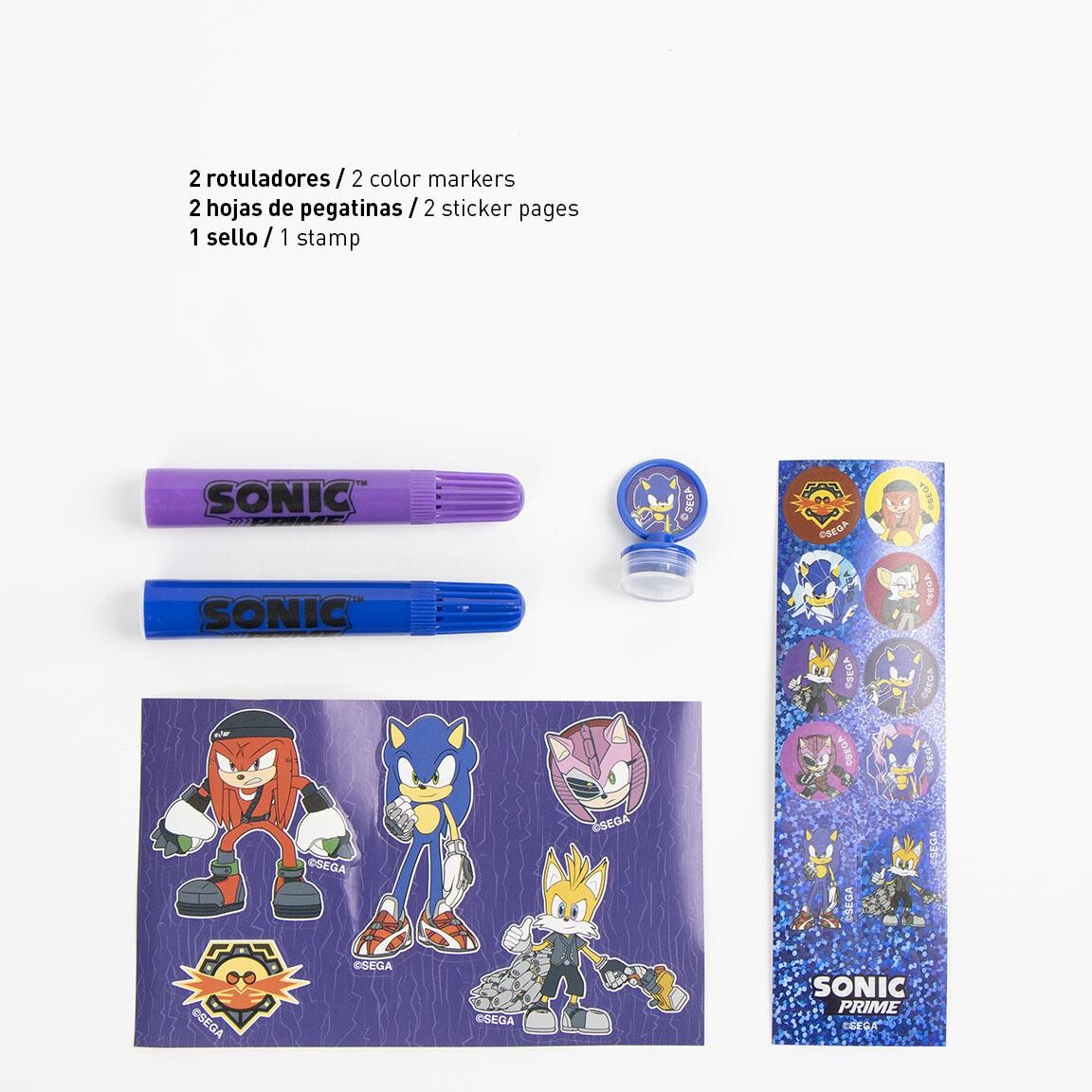 Stationery Sonic Prime | Tips for original gifts