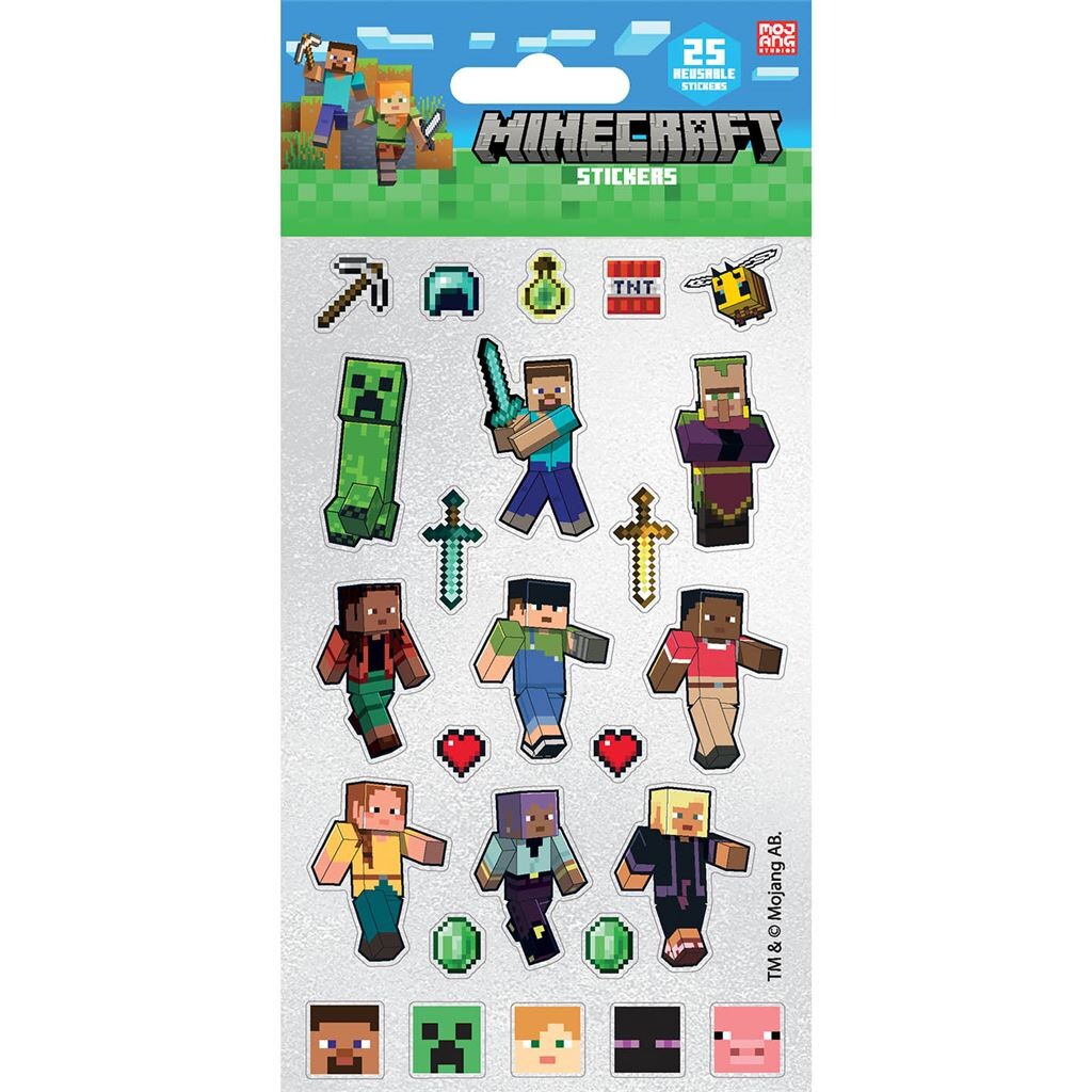 Stickers Minecraft - Characters | Tips for original gifts
