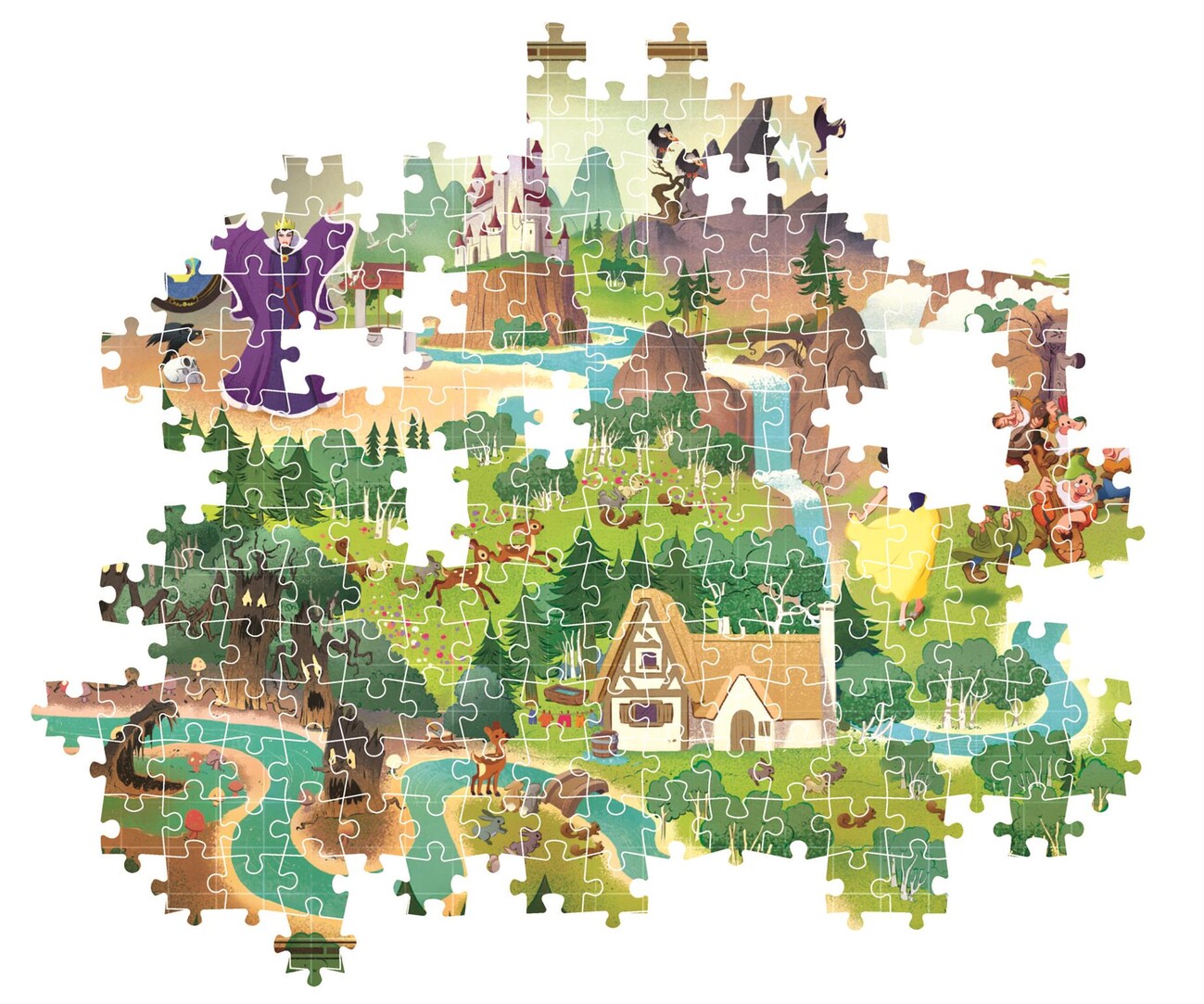 Jigsaw puzzle Story Maps - Snow White | Tips for original gifts | UKposters