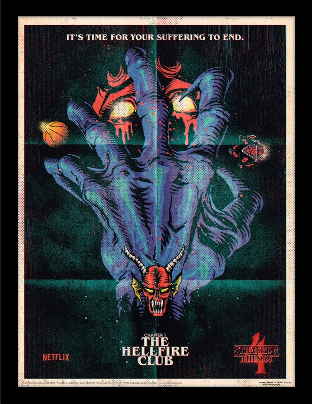 Stranger Things 4 - The Hellfire Club Framed poster | Buy at Europosters