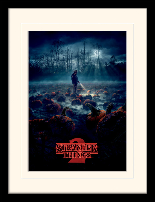 Lámina enmarcada Stranger Things - Pumpkin Patch| Pósters, cuadros ...
