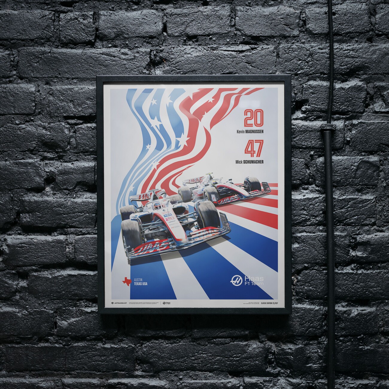 Reproduction d'art HAAS F1 Team - United States Grand Prix - 2022 ...