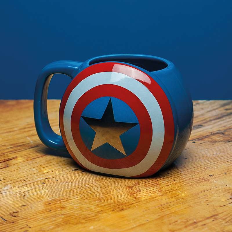 Taza de cafe Captain America - Shield | Ideas para regalos originales ...