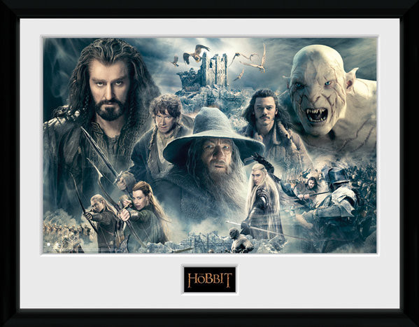 The Hobbit - Battle of Five Armies Collage Gerahmte Poster, Bilder ...