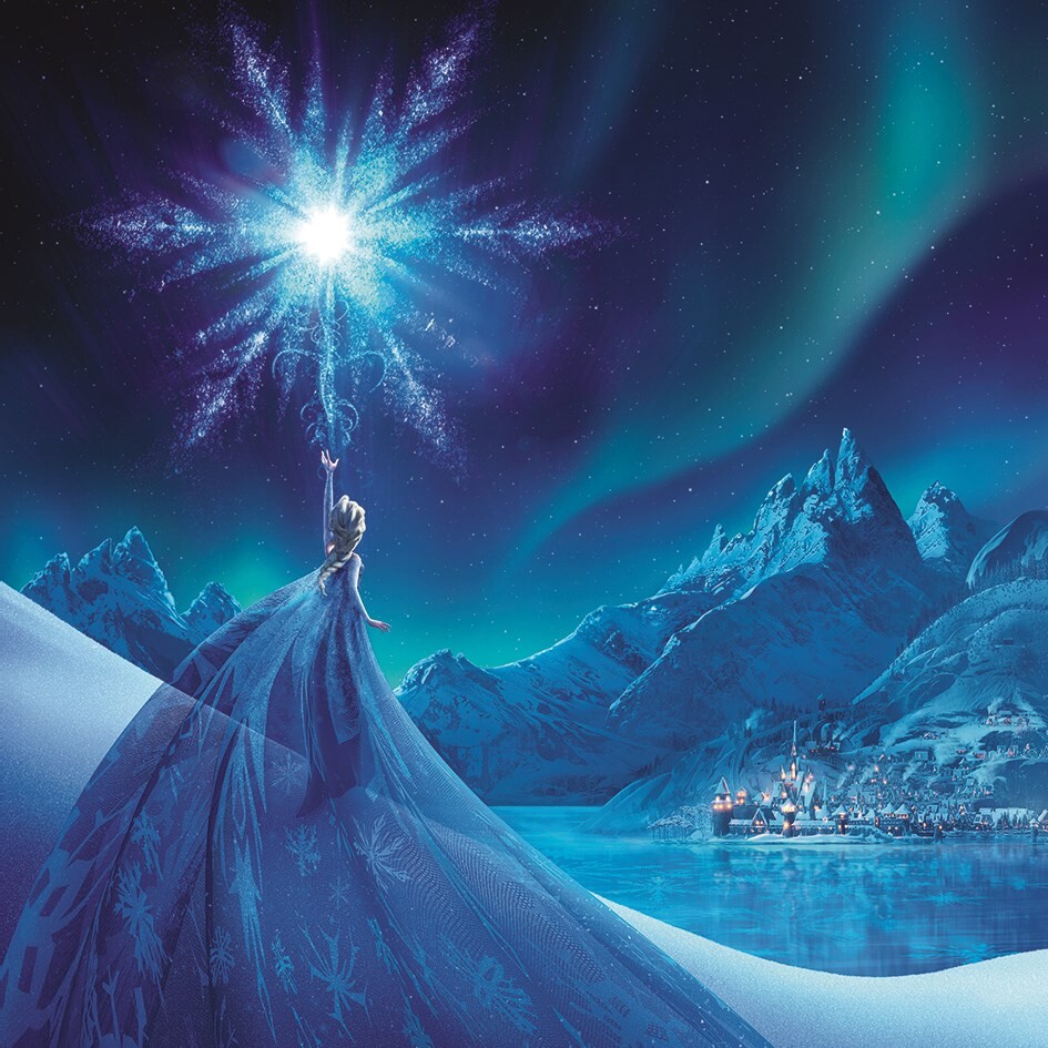 Frozen - Elsa Ice Star Tableau sur toile | Décorations murales ...