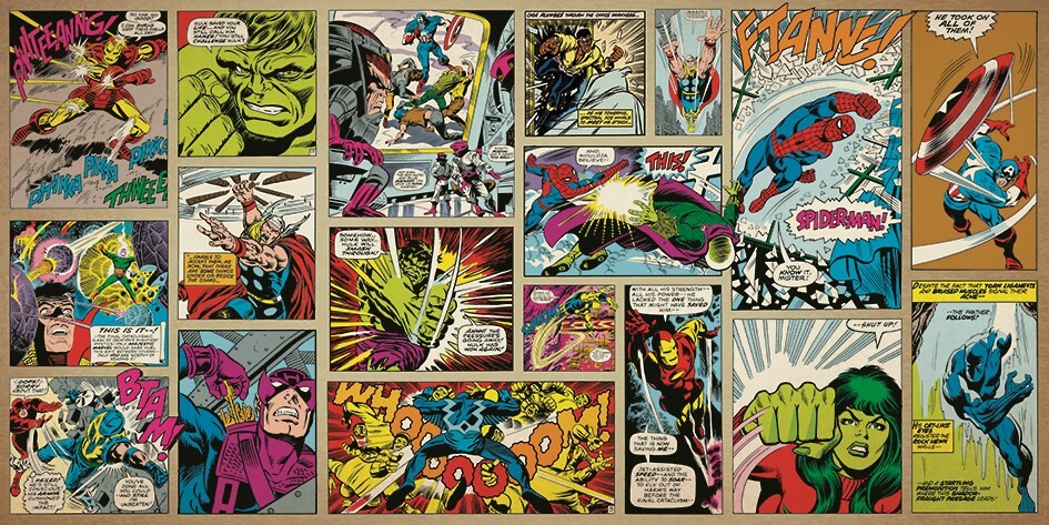 Marvel - Comic Panels Tableau sur toile | Décorations murales | Europosters