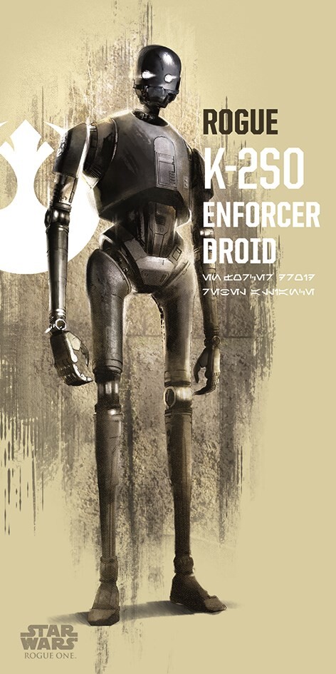 Star Wars: Rogue One - K-2SO Enfrocer Droid Tableau sur toile ...