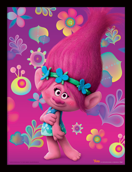 Trolls - Poppy Gerahmte Poster, Bilder | Kaufen bei EuroPosters