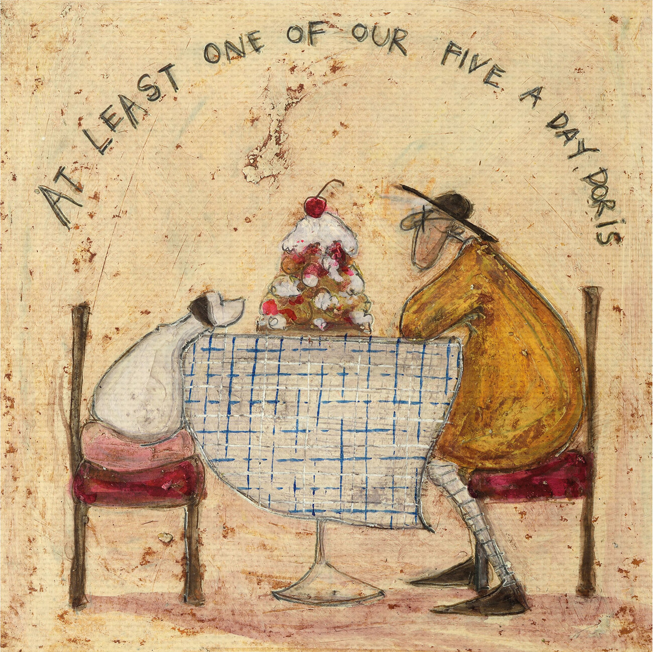 Vászonkép Sam Toft - At Least One Of Our Five A Day Doris | Fali ...
