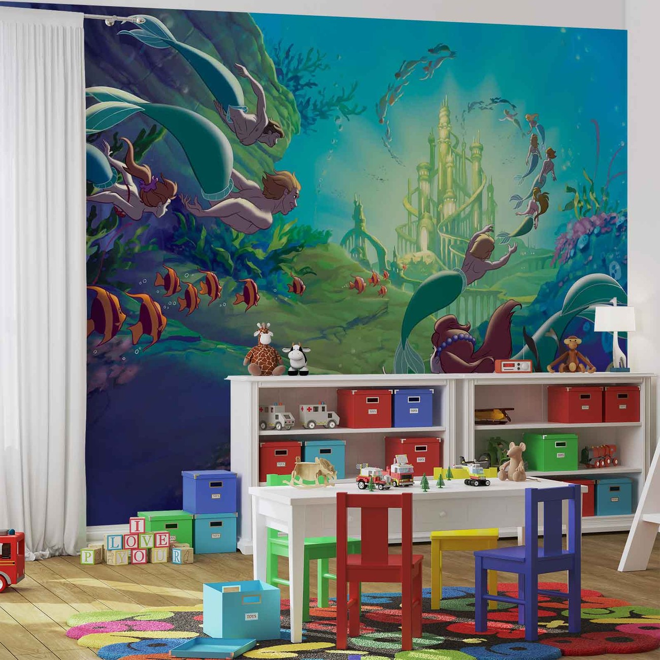 Disney Little Mermaid Wall Paper Mural | Buy at UKposters