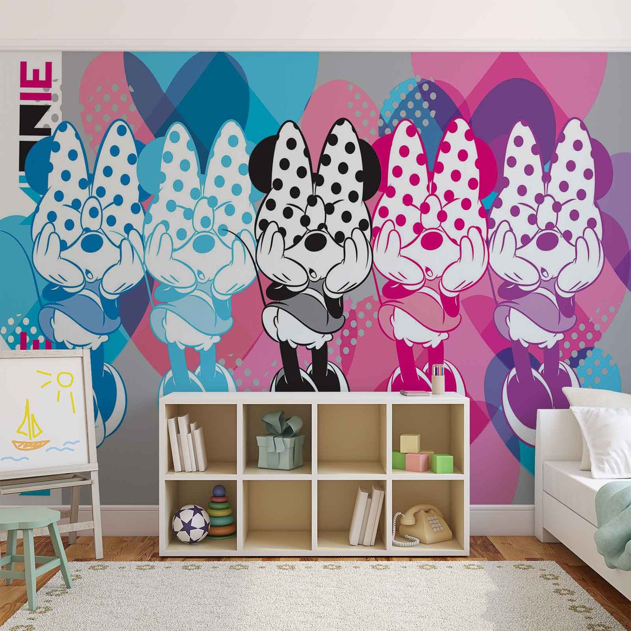 Disney Minnie Mouse Wall Paper Mural | Buy at UKposters