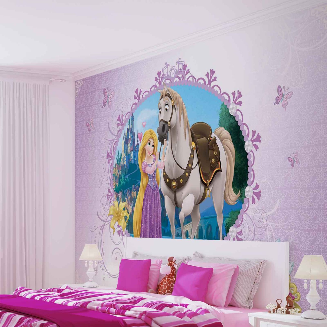 Disney Princesses Rapunzel Wall Paper Mural | Buy at UKposters