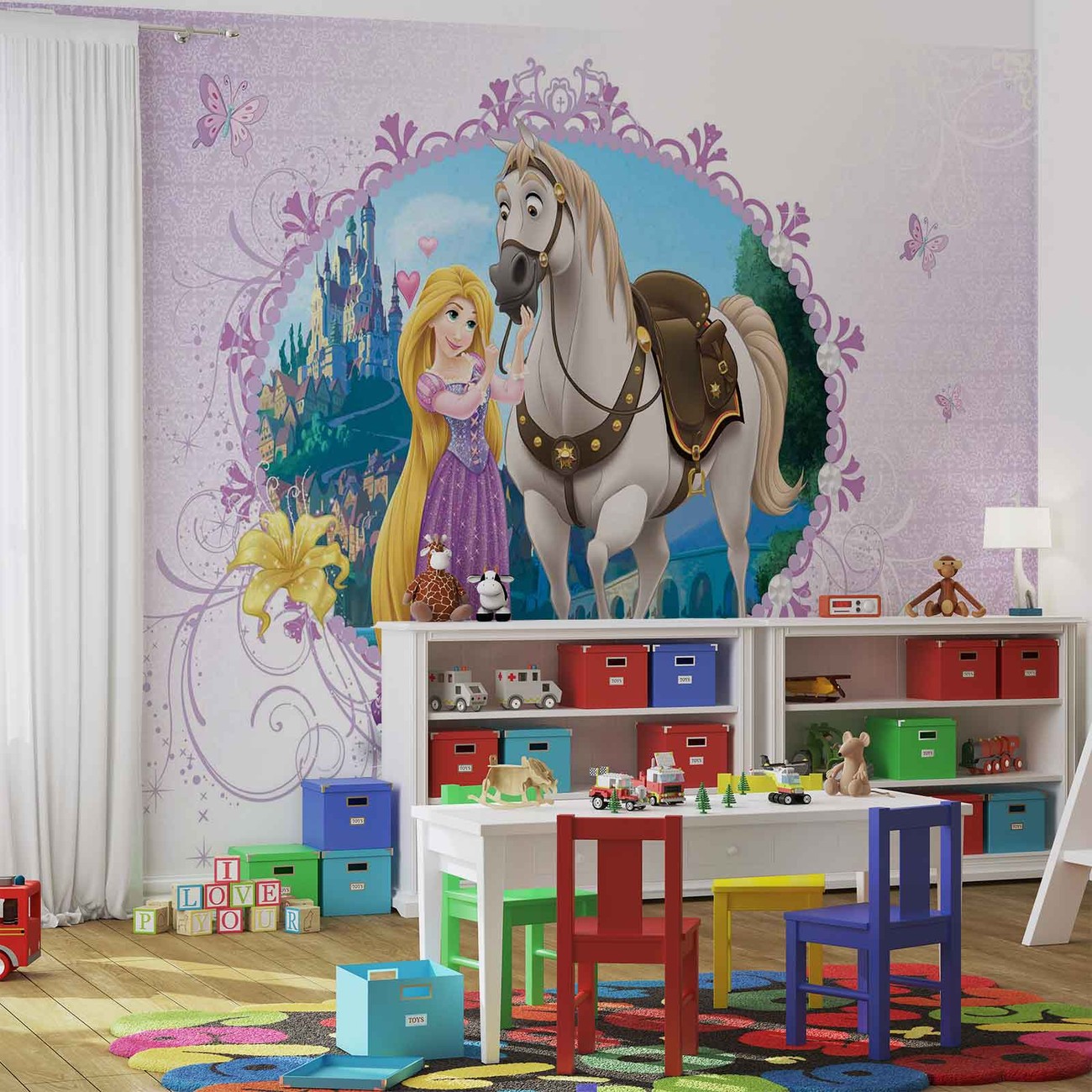 Disney Princesses Rapunzel Wall Paper Mural | Buy at UKposters
