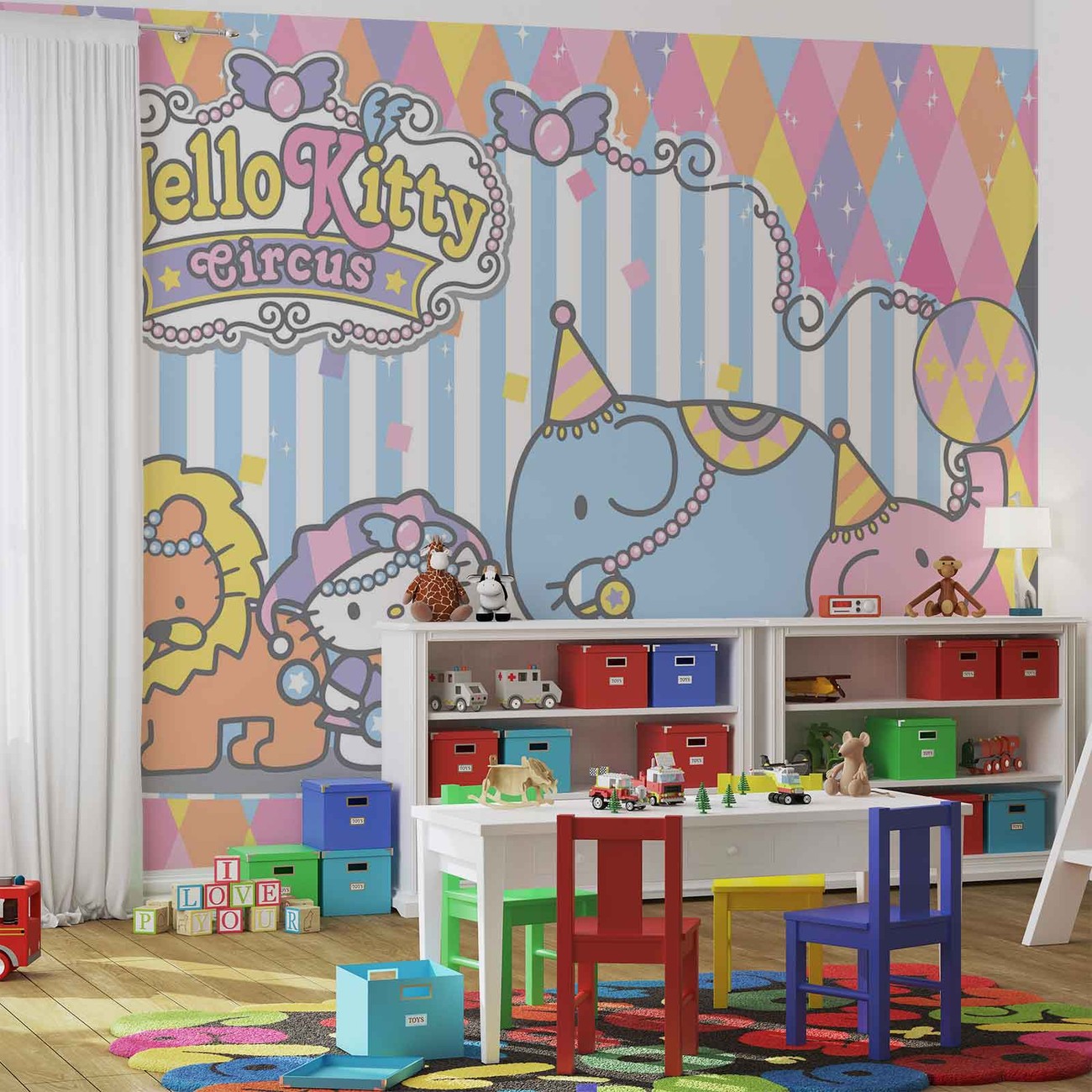 Hello Kitty Wall Paper Mural | Buy at UKposters