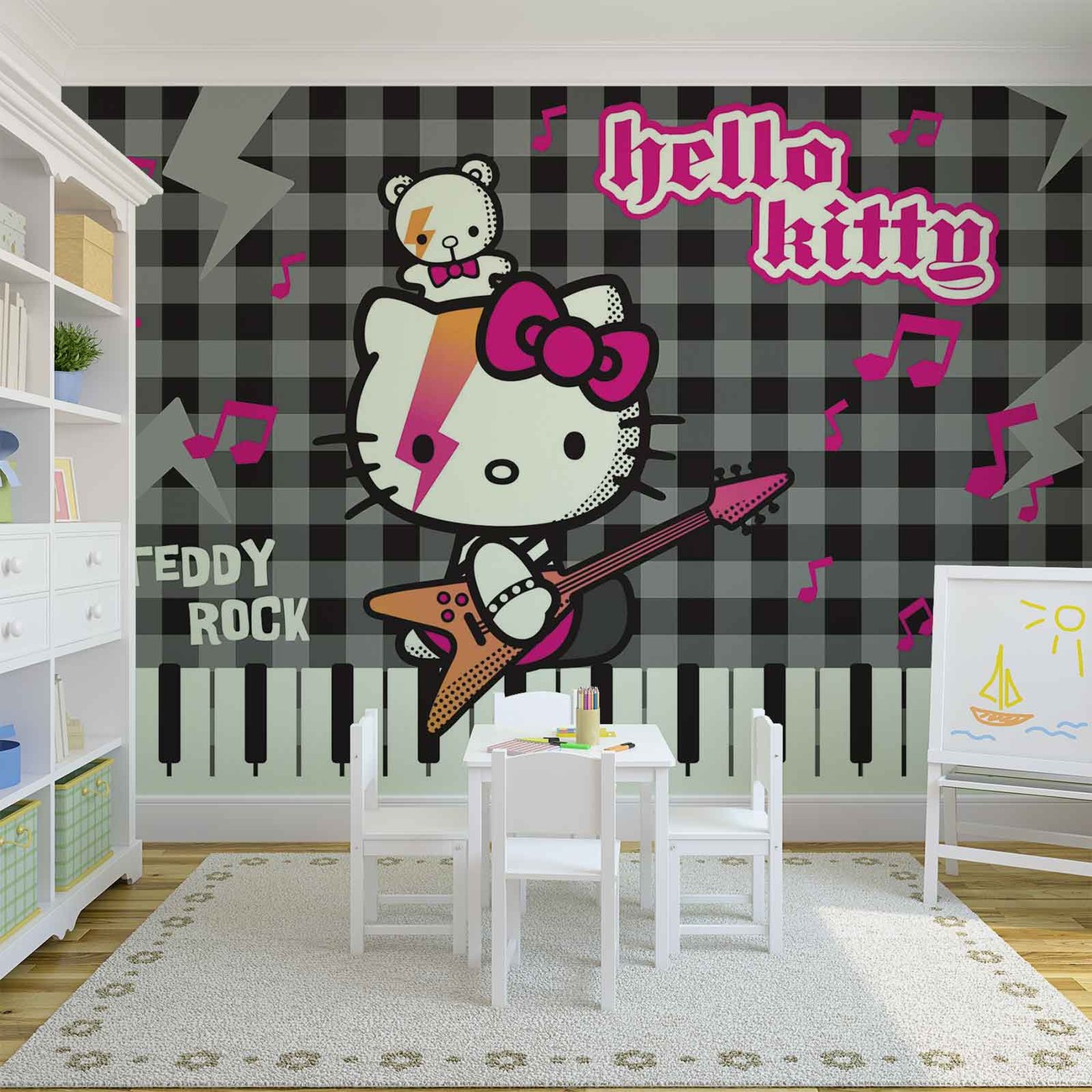 Hello Kitty Wall Paper Mural | Buy at UKposters