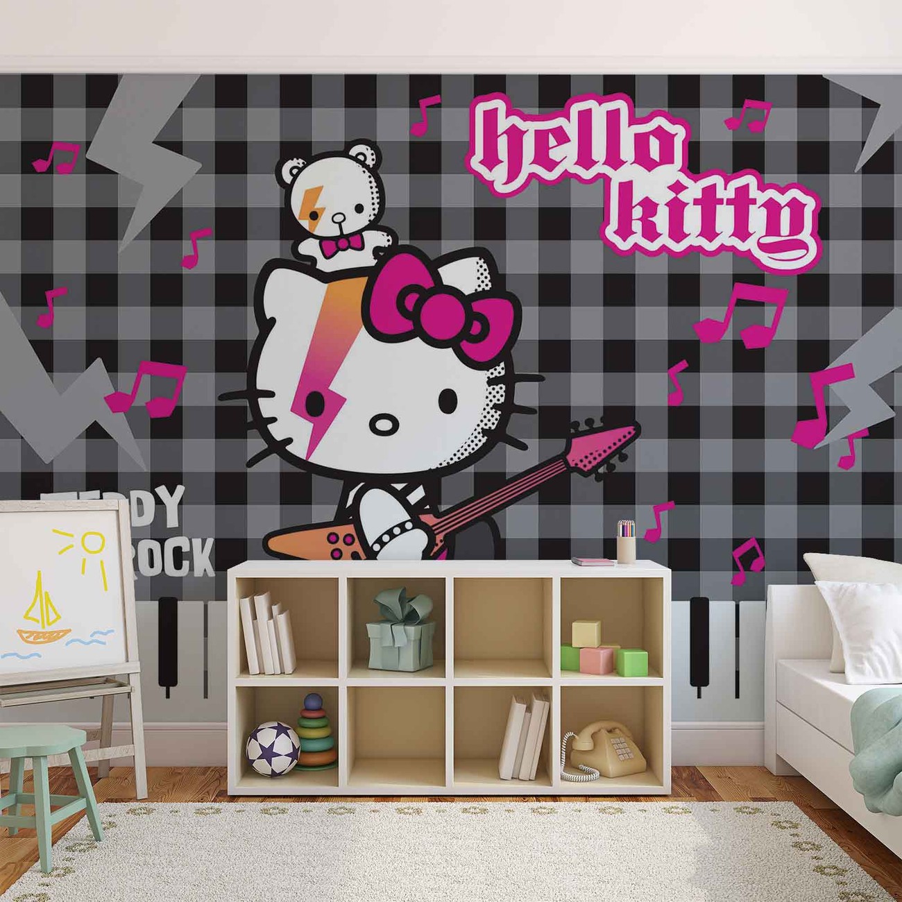 Hello Kitty Wall Paper Mural | Buy at UKposters