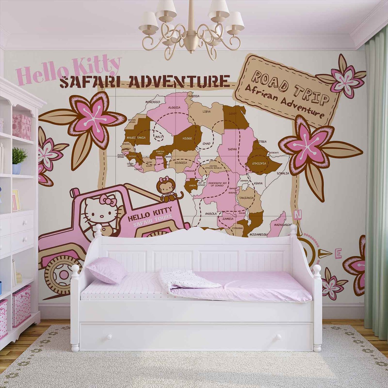 Hello Kitty Wall Paper Mural | Buy at EuroPosters