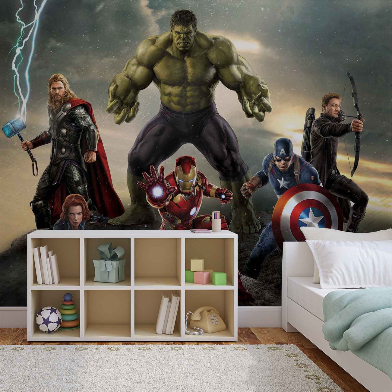 Marvel Avengers Battle Wall Paper Mural | Buy at UKposters
