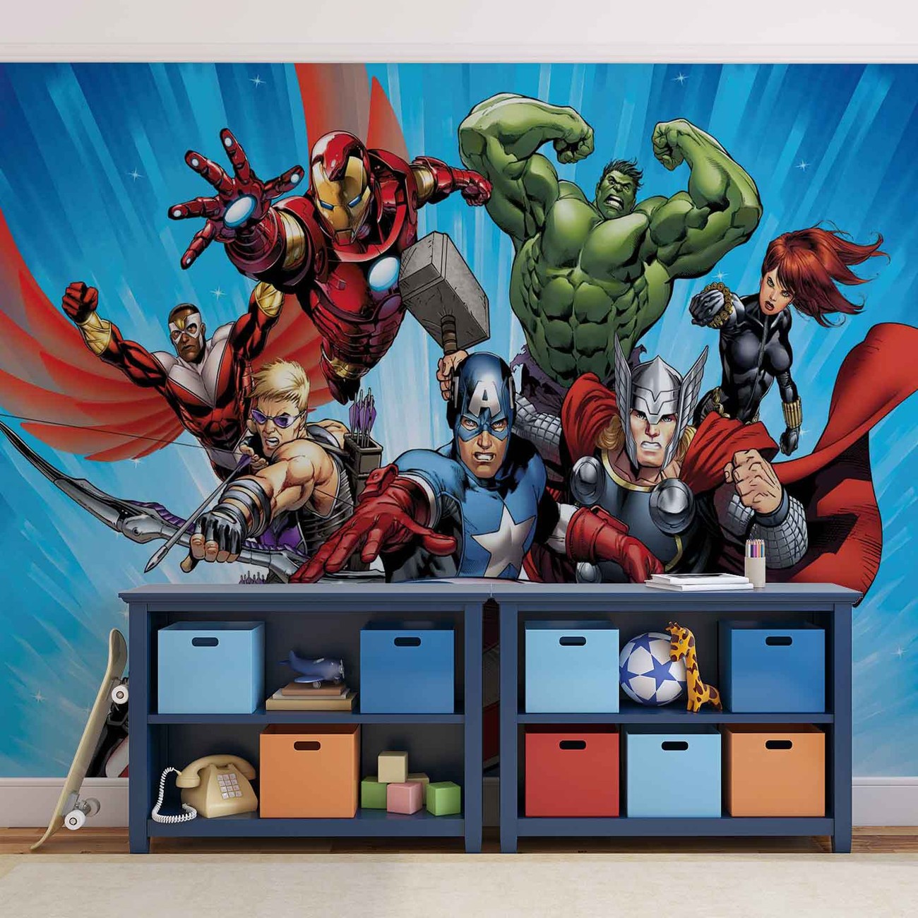 Marvel Avengers Wall Paper Mural | Buy at UKposters