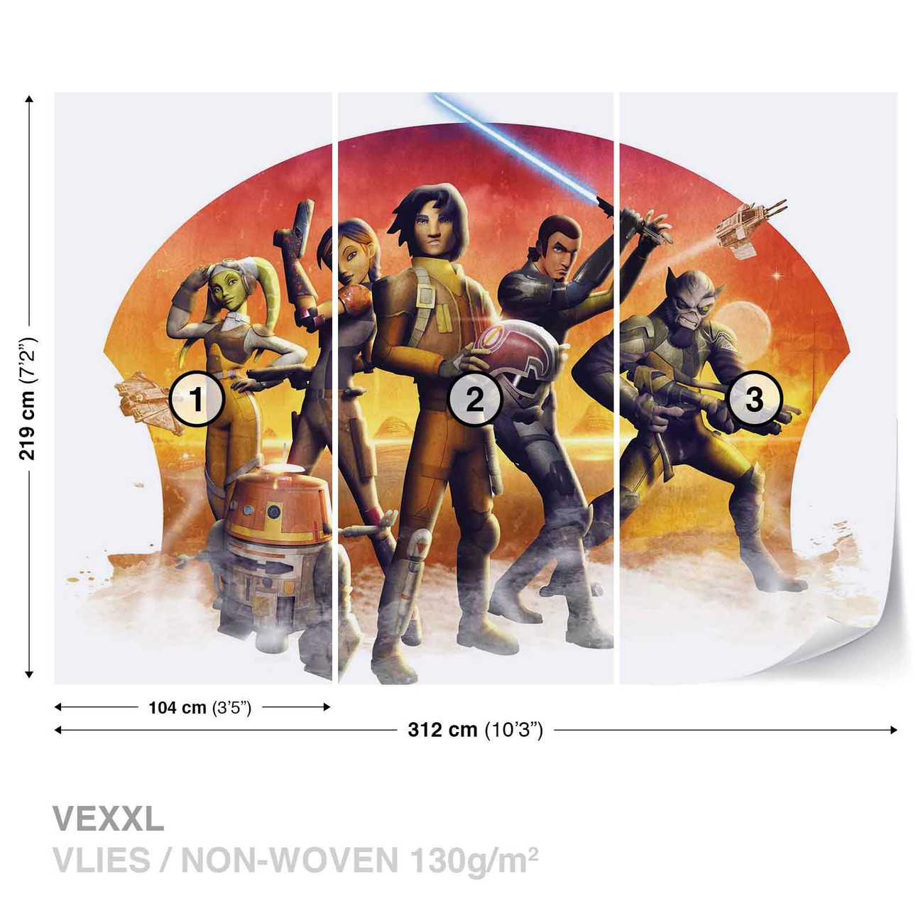 Star Wars Rebels Wall Paper Mural | Buy at UKposters