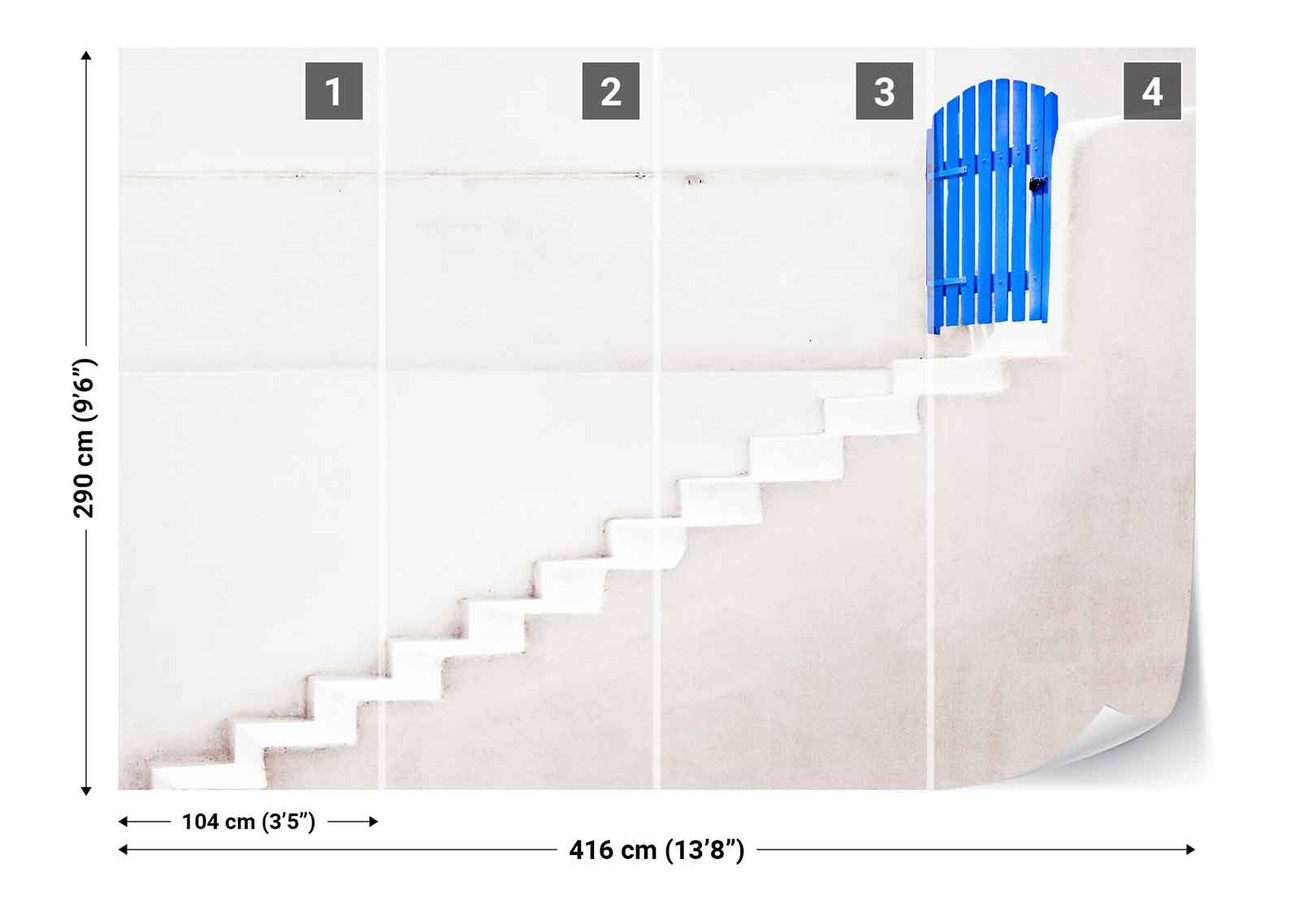 The Blue Gate Wall Paper Mural | Buy at UKposters