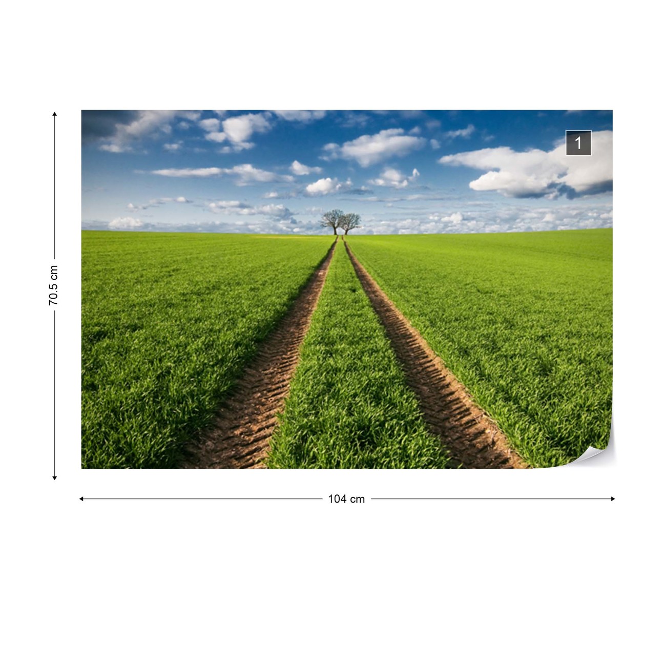Trace & Trees Wall Paper Mural | Buy at UKposters