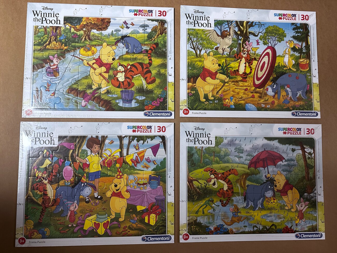 Jigsaw puzzle Winnie the Pooh - Set 4 pcs | Tips for original gifts ...