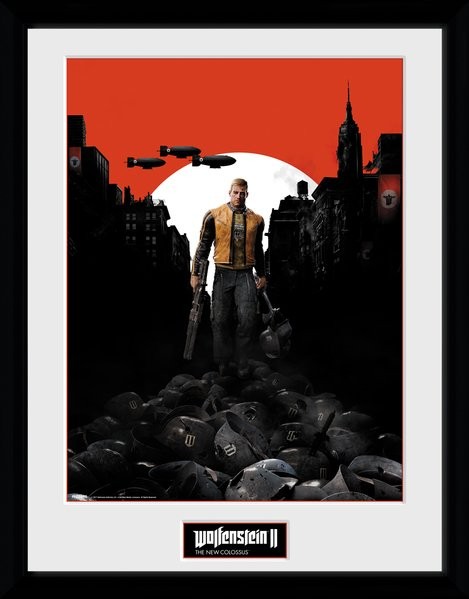 Wolfenstein 2 - Key Art Framed poster | Buy at UKposters