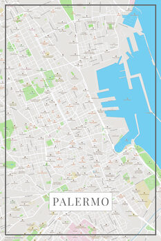 Poster Cartine di Palermo - Scopri Poster e Foto su EuroPosters