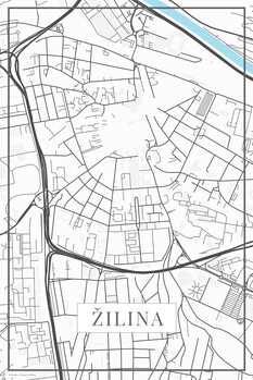Mapas de Žilina Pósters | Consíguelos online en Posters.es