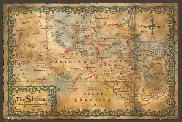 A Rota Do Mapa Do Hobbit