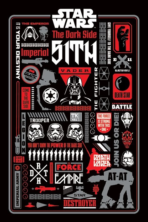 Darth Side Logo Star Wars Year Of The Dark Side Playing Cards – Rare