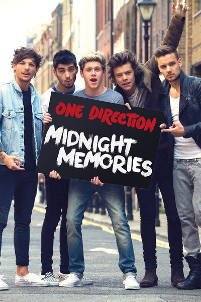 One Direction Concert Poster Ideas Midnight Memories Work Completed