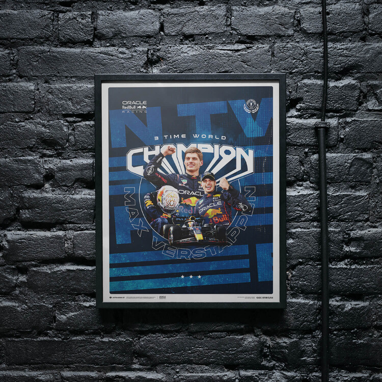 Art Print Oracle Red Bull Racing - Max Verstappen - 2023 F1® World ...