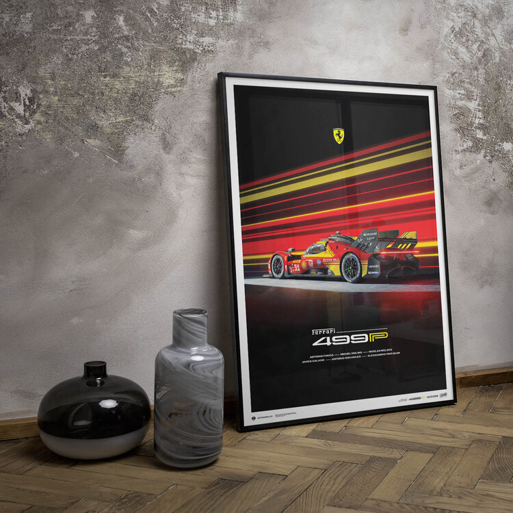 Art Print Ferrari 499P - 2024 | Posters, Wall Art | UKposters