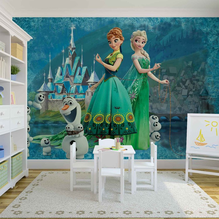 Mural De Disney De Elsa Frozen Disney 0 Die Eiskönigin Lila Und Blau