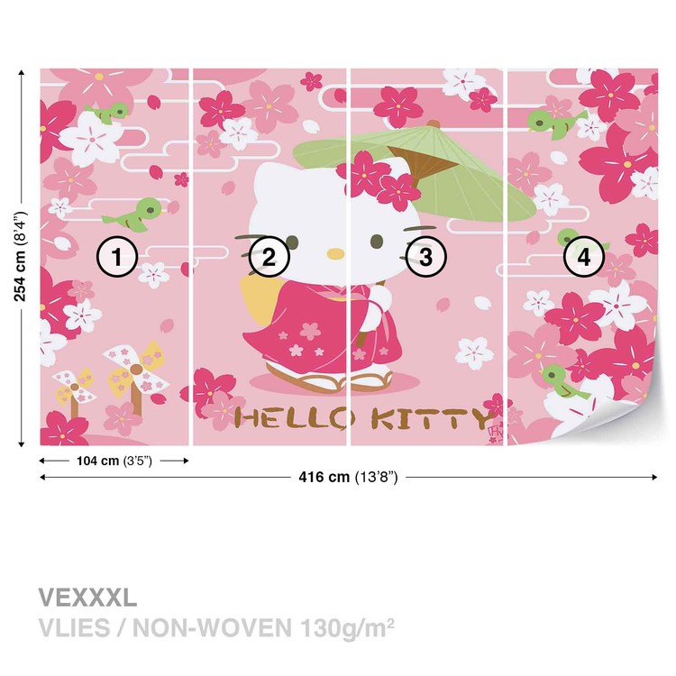 Hello Kitty Cherry Blossom Wallpaper