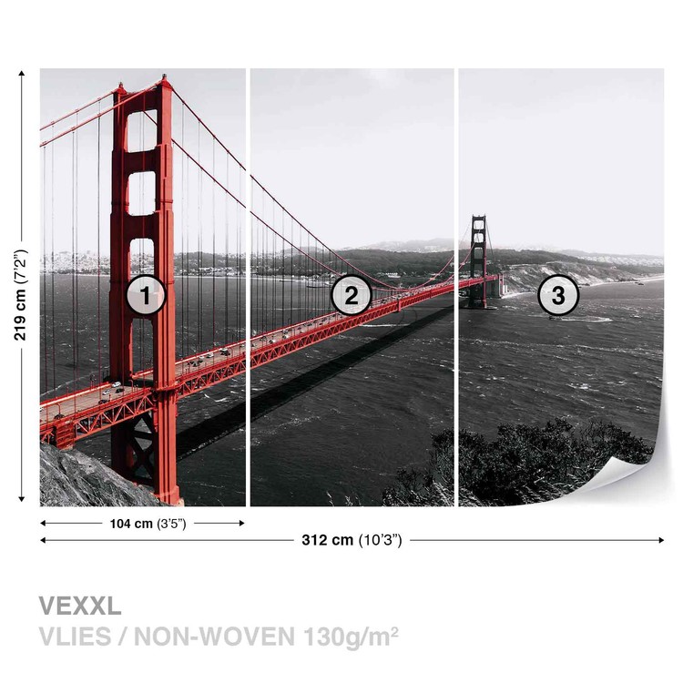 Golden Gate Dimensions File:Tower And Cables Of The Golden Gate Bridge