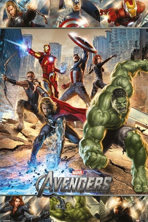 AVENGERS - action Poster, Affiche | All poster chez Europosters