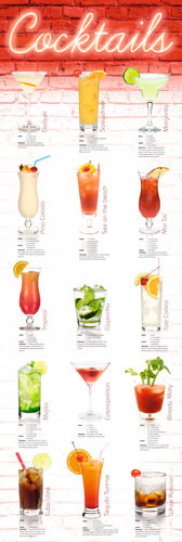 Poster, Affiche Coctails en ligne | 3+1 GRATUIT | Europosters